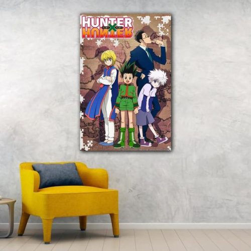 Cool Gon Freecss Hxh Wallart Canvas - Hunter X Hunter Store