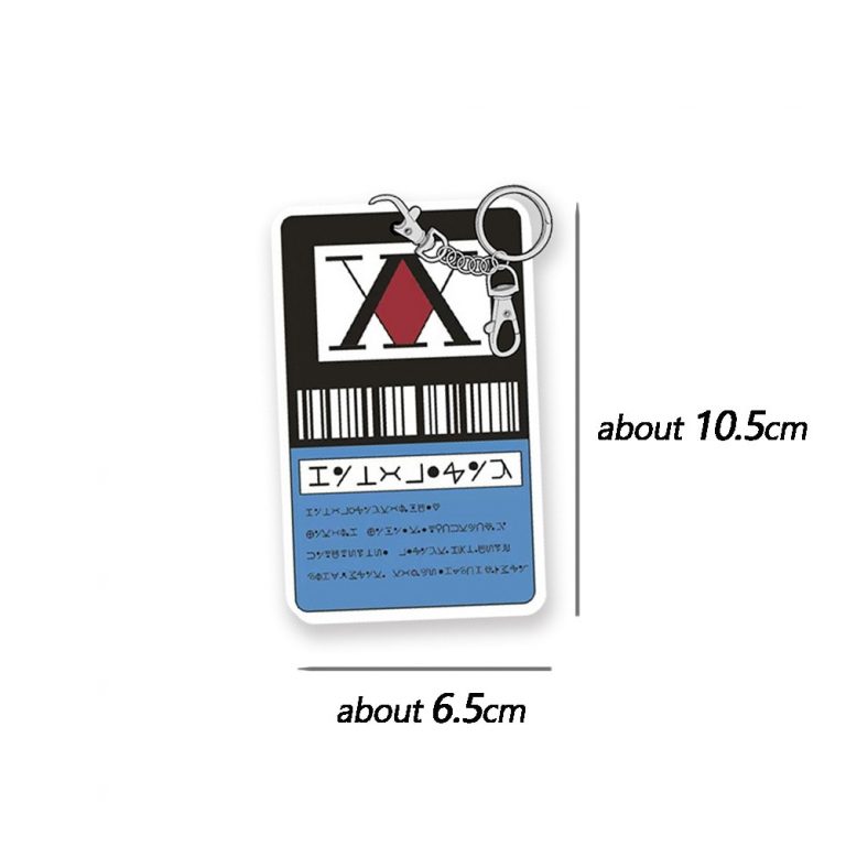 Anime Hunter x Hunter License Card Pendant Key Ring - Hunter X Hunter Store